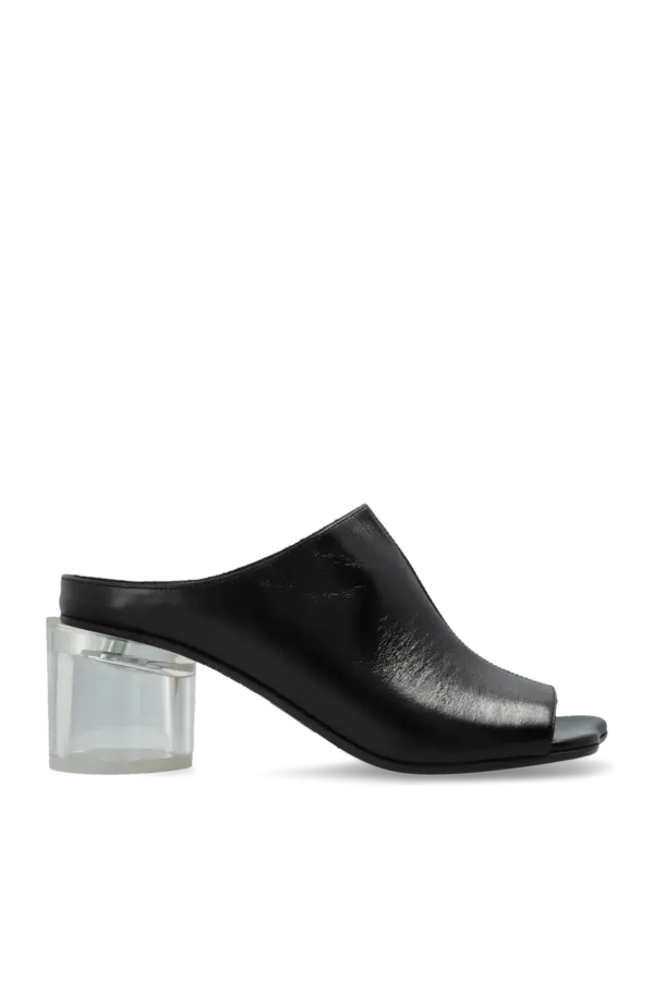 MAISON MARGIELA Leather Heeled Mules