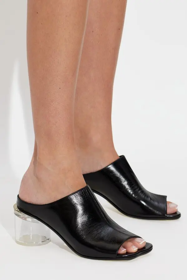 MAISON MARGIELA Leather Heeled Mules