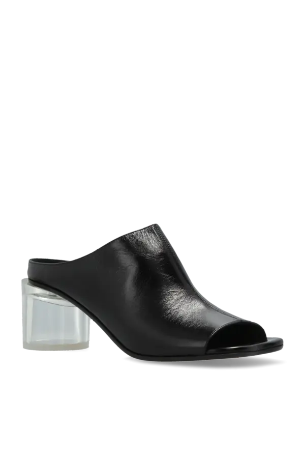MAISON MARGIELA Leather Heeled Mules