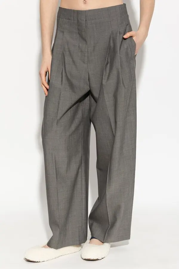 Studio Nicholson Lira' Wool Trousers - Grey