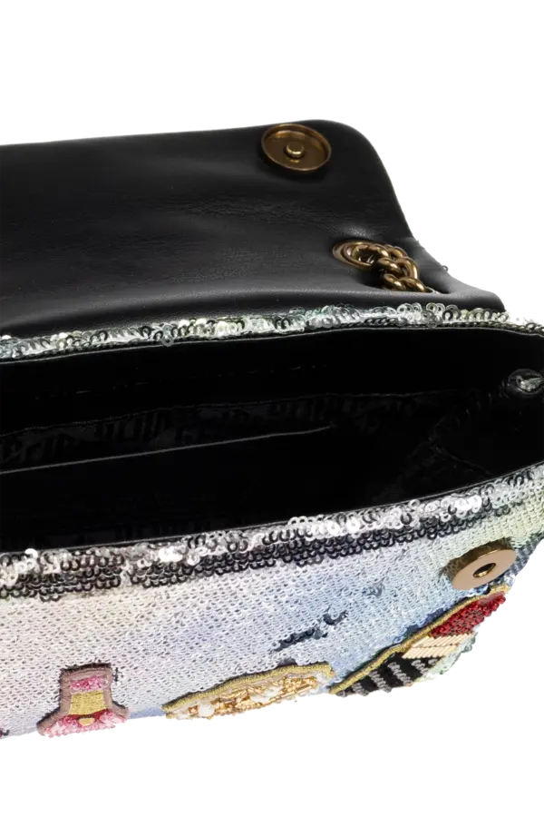 Kurt Geiger Sequin Mini Kensington Shoulder Bag