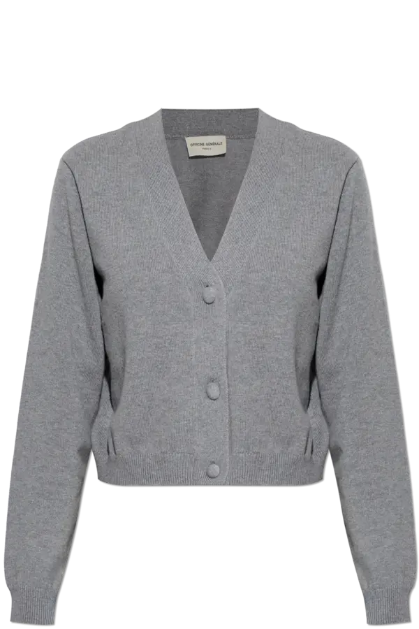 Officine Générale Serena' Cardigan - Grey
