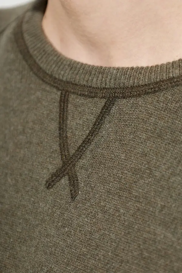 Officine Générale Nate Cashmere Sweater - Green