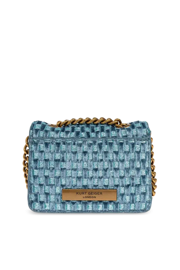 Kurt Geiger Micro Kensington Shoulder Bag - Blue