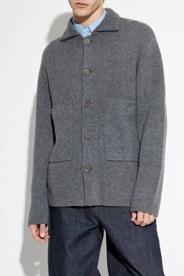 LISA YANG Louis Cashmere Cardigan - Grey
