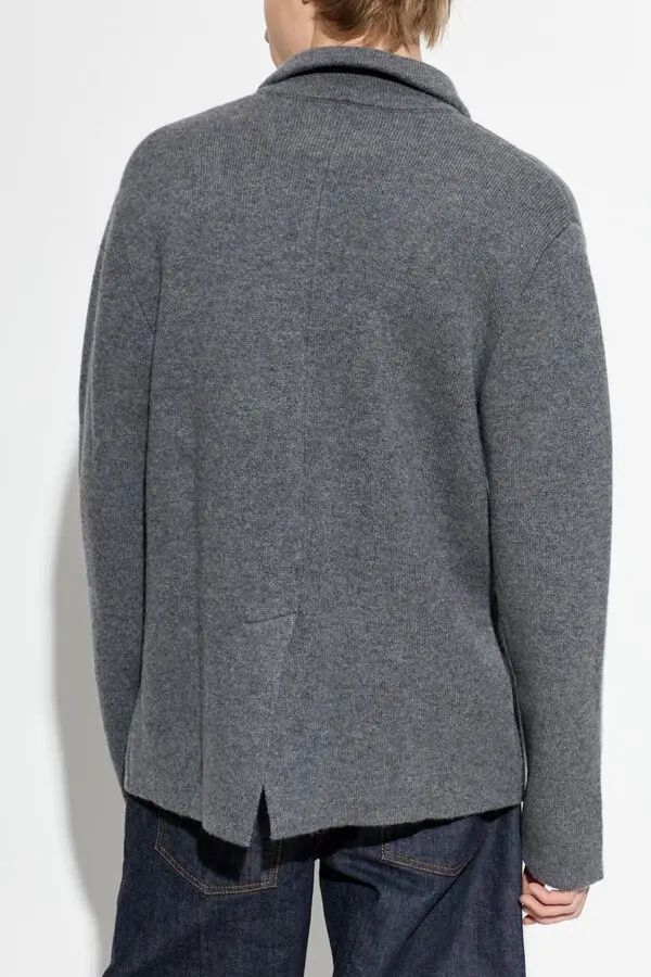 LISA YANG Louis Cashmere Cardigan - Grey
