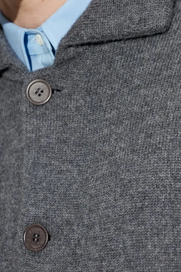 LISA YANG Louis Cashmere Cardigan - Grey