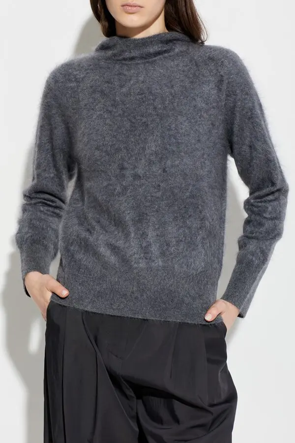 LISA YANG Cashmere Rosaline Sweater - Grey