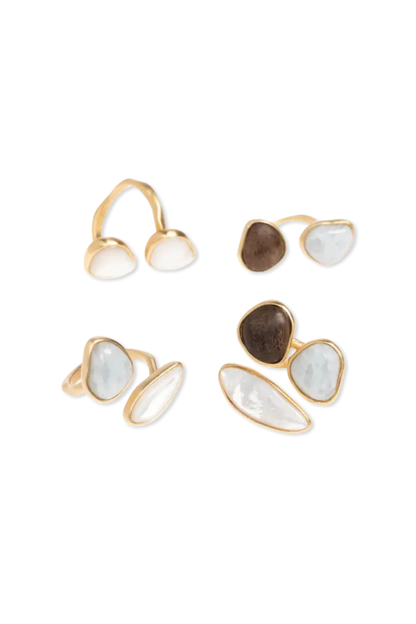 Cult Gaia Ina Rings - Gold
