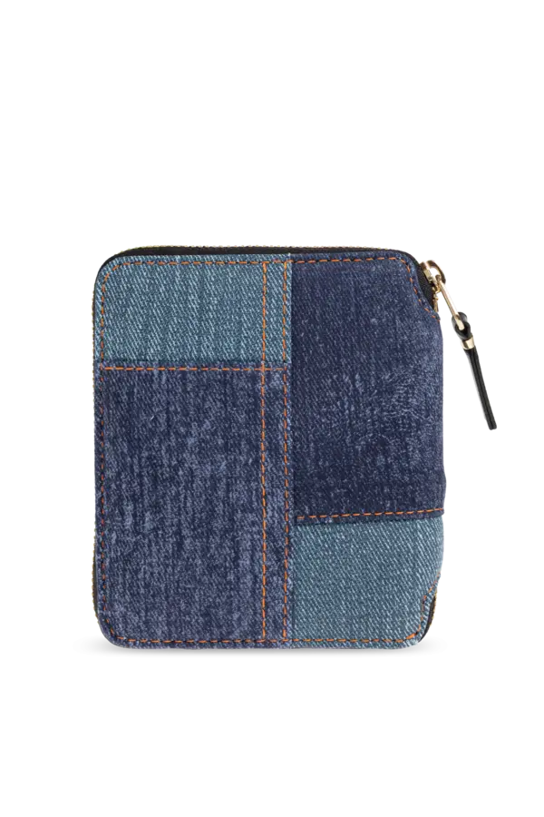 Comme Des Garçons Leather Wallet - Blue