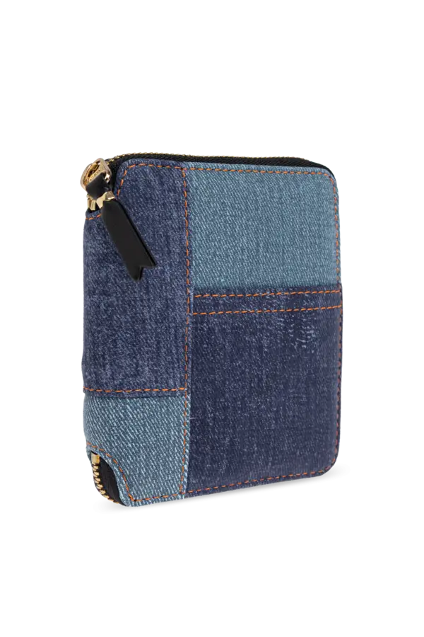 Comme Des Garçons Leather Wallet - Blue