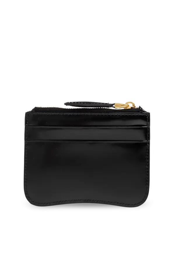 AMI Paris Leather Card Holder With Logo