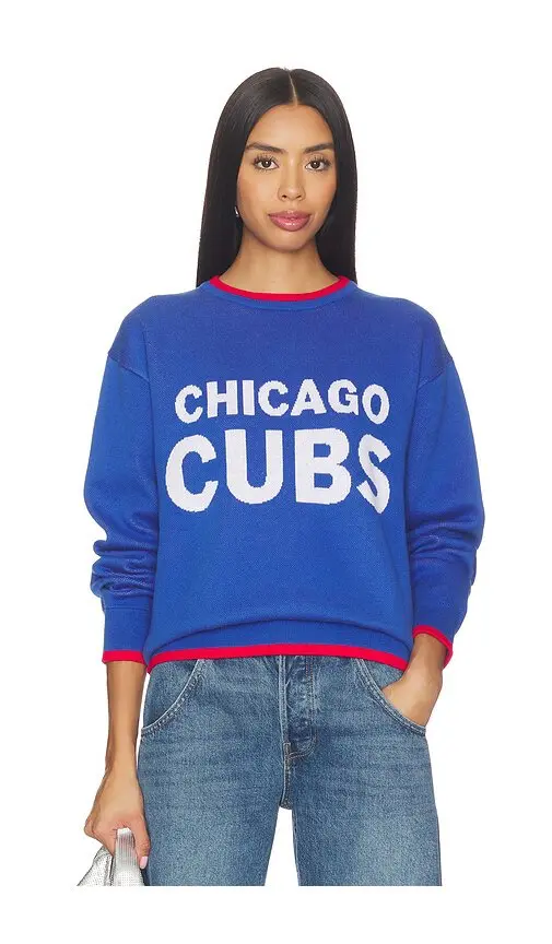 Terez Chicago Cubs Crew Pullover