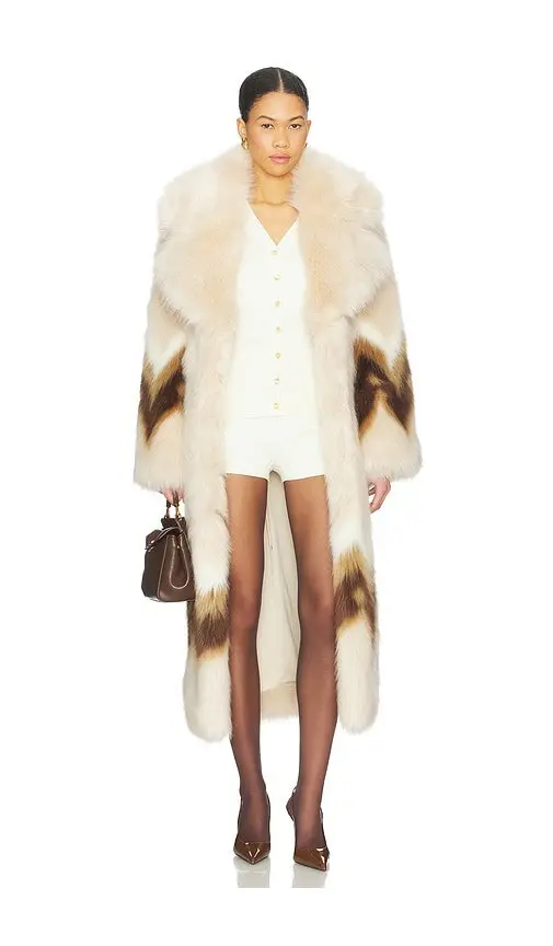 Retrofete Magali Faux Fur Coat