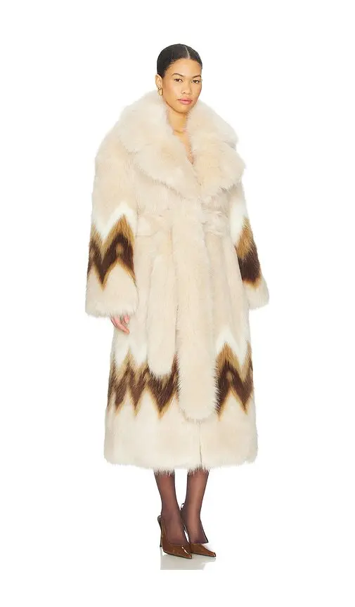 Retrofete Magali Faux Fur Coat