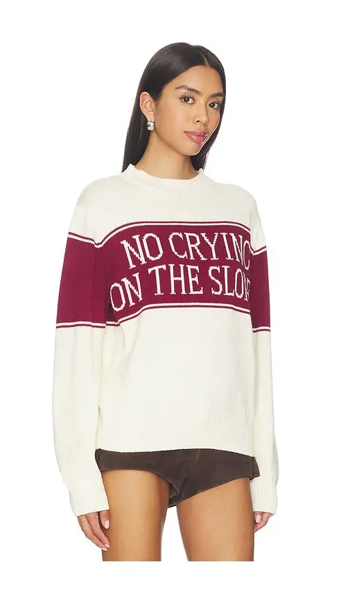 YELLOW THE LABEL No Crying On The Slopes Pullover