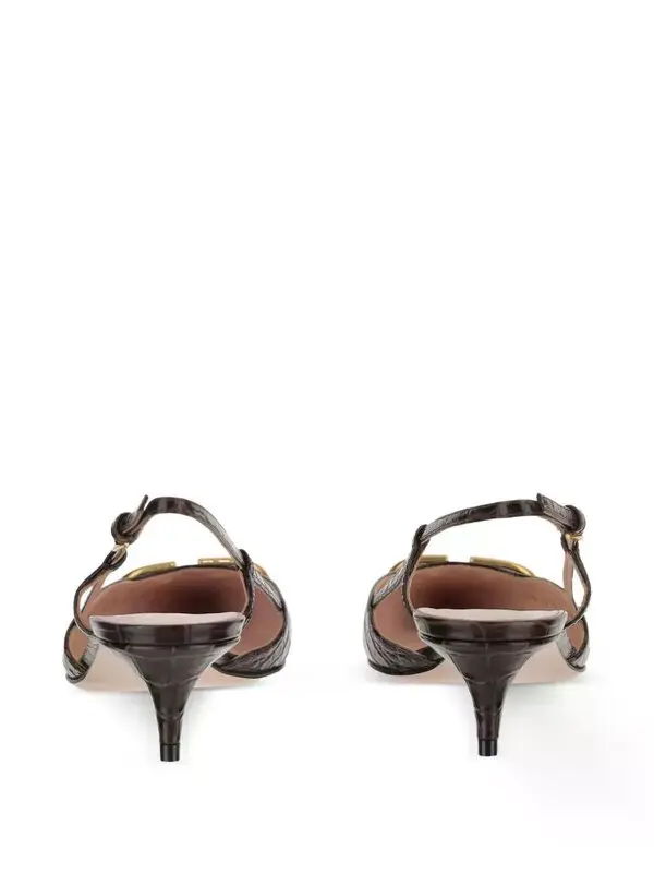 Valentino Garavani Animal-print Vlogo Pumps