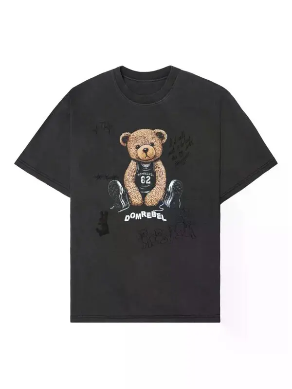 DOMREBEL Play Sketch Bear-print T-shirt