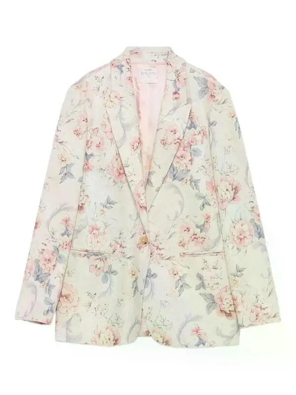 FORTE_FORTE Floral Blazer