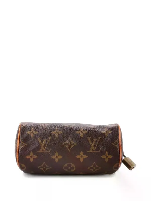 LOUIS VUITTON Speedy Mini Hl Handbag Monogram Canvas Satchel