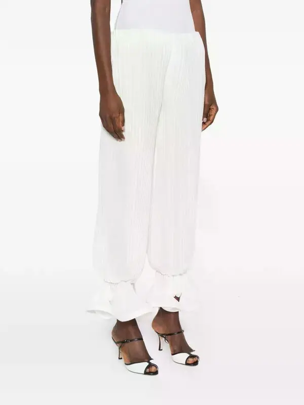 ROWEN ROSE Ruffled Detail Trousers