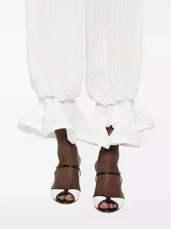 ROWEN ROSE Ruffled Detail Trousers