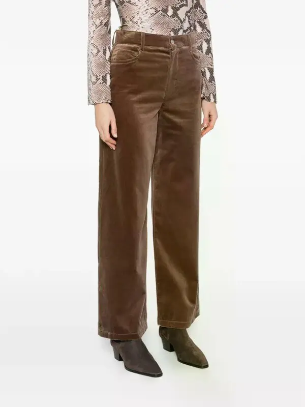 Max Mara Eiffel Pocket Trousers - Brown