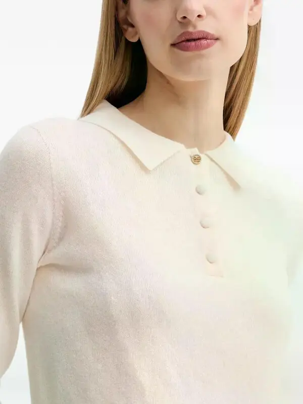 FRACOMINA Button-placket Polo Top