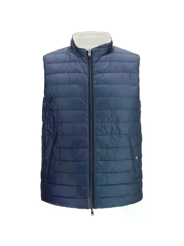 Herno Reversible Quilted Down Jacket - Blue