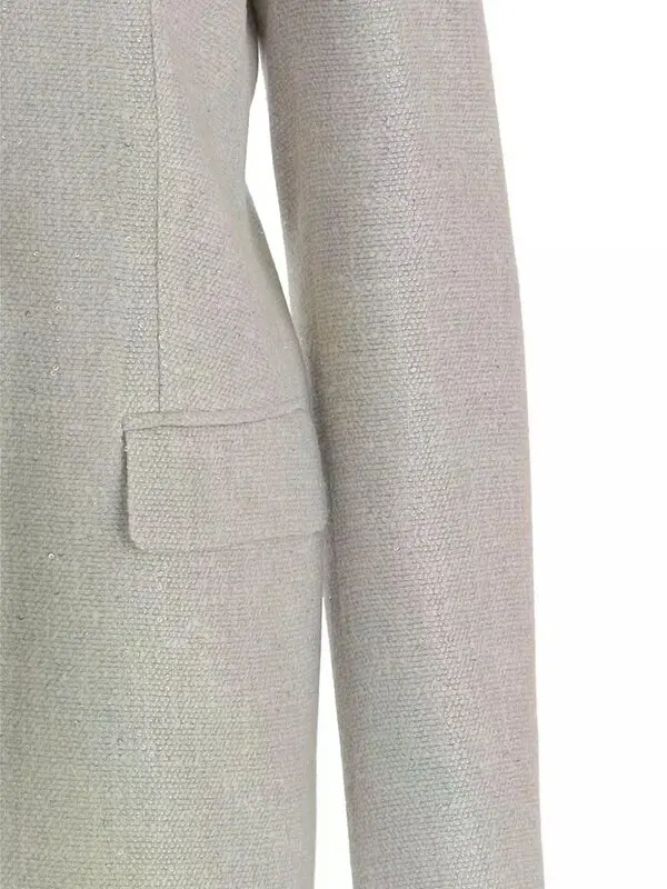 Tagliatore Lapel Single-breasted Blazer - Grey