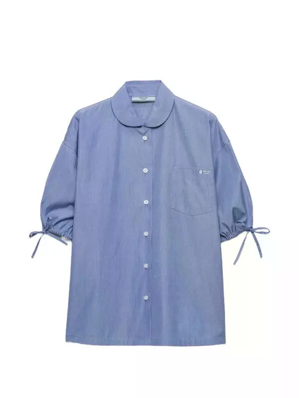 Prada Fil-à-fil Shirt With Patch Pocket