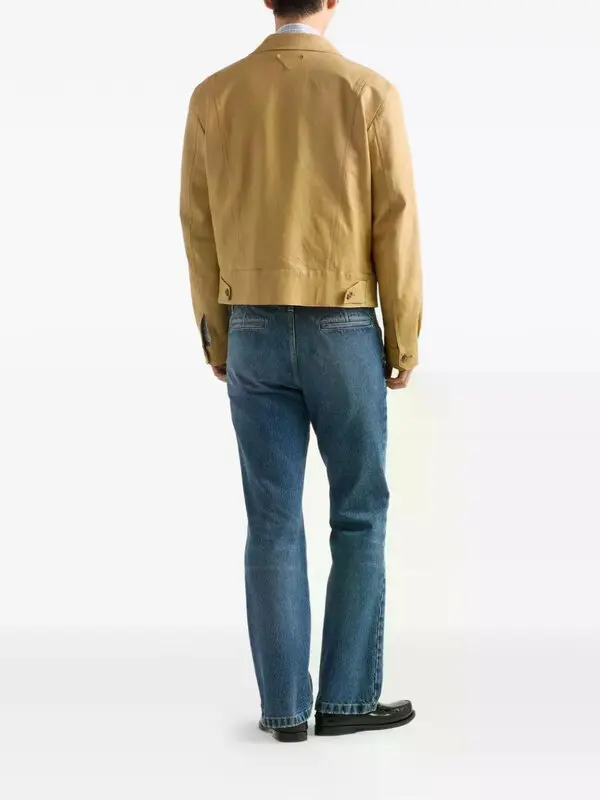 Prada Washed Cotton Jeans - Blue