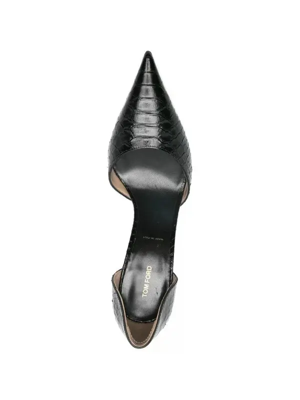 TOM FORD Pointed Metal Heel Pumps - Black