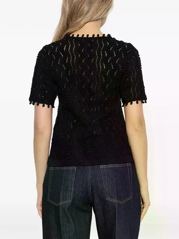 JIL SANDER Pompom-trim Top
