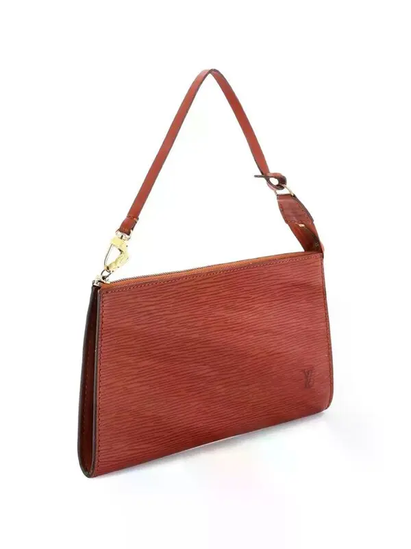 LOUIS VUITTON Pochette Accessoires Epi Leather Clutch