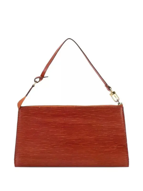 LOUIS VUITTON Pochette Accessoires Epi Leather Clutch
