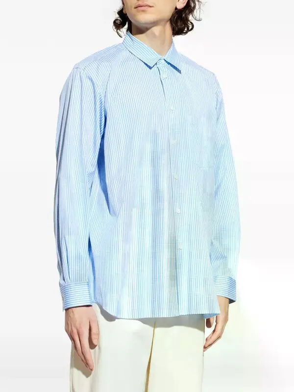 Comme Des Garçons Striped-pattern Pocket Shirt