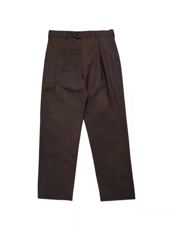 SELECTED Pleated Trousers - Brown
