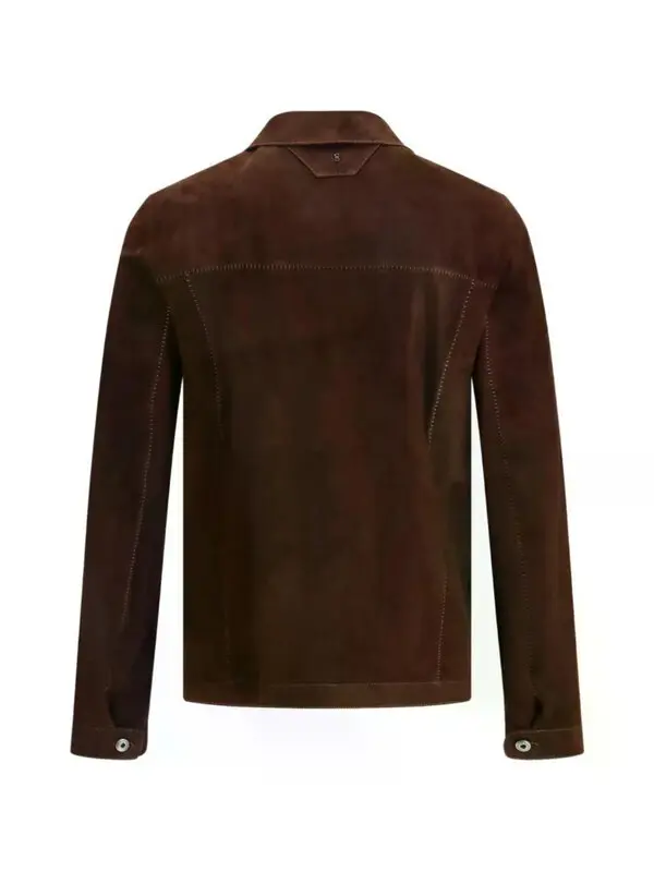SALVATORE SANTORO Pocket Button Jacket - Brown