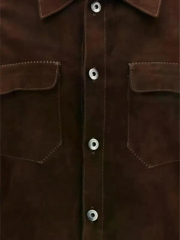 SALVATORE SANTORO Pocket Button Jacket - Brown