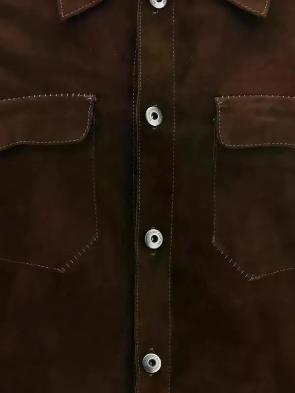 SALVATORE SANTORO Pocket Button Jacket - Brown
