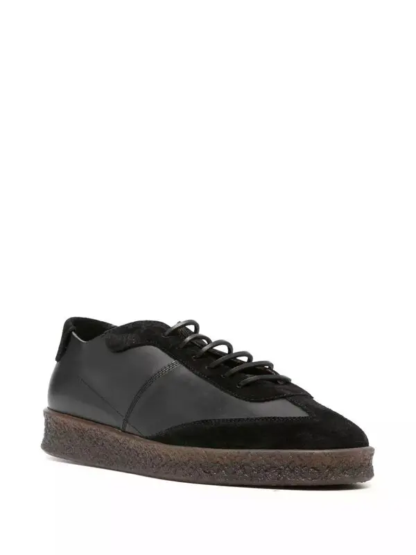 BUTTERO® Logo-embossed Leather Derby Shoes