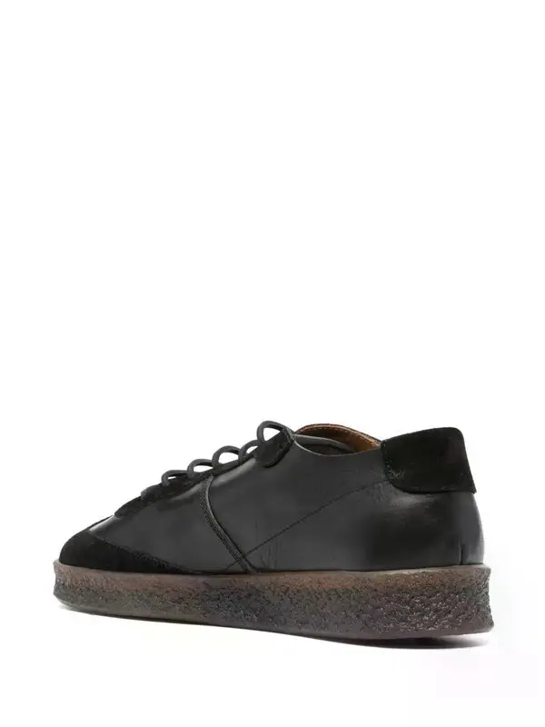 BUTTERO® Logo-embossed Leather Derby Shoes