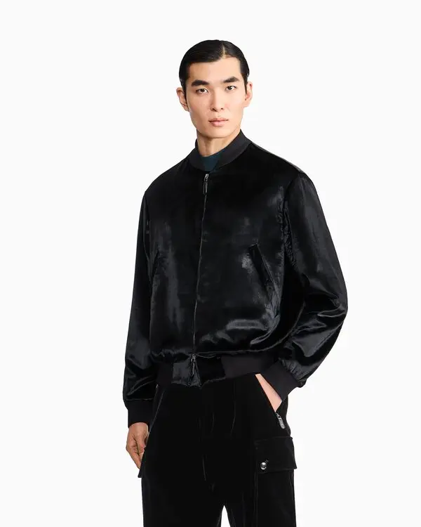 Giorgio Armani Velvet Blouson