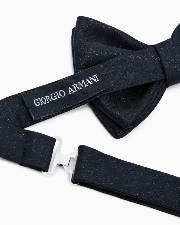 Giorgio Armani Viscose Crepe Bow Tie