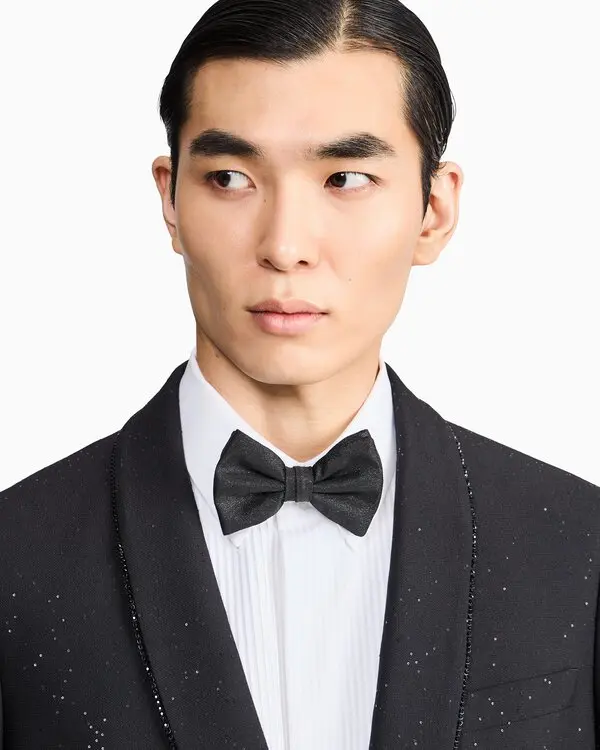 Giorgio Armani Viscose Crepe Bow Tie