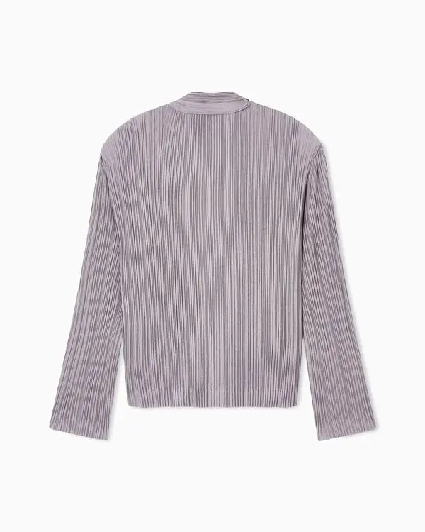 Giorgio Armani Pleated Jersey Twin-set - Brown