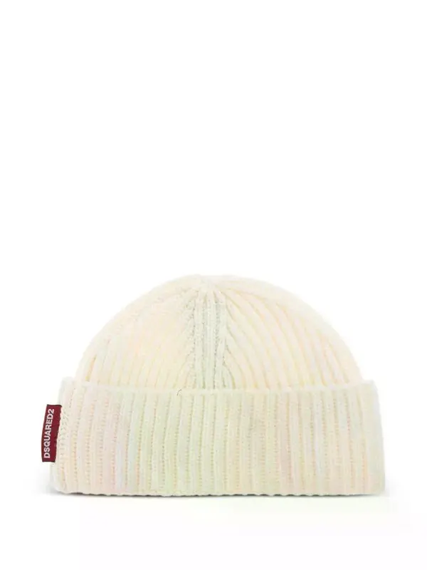 Dsquared2 Ribbed Beanie And Scarf Set