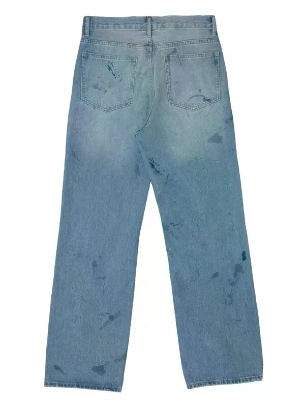 DOMREBEL Scuff Paint-splatter Jeans
