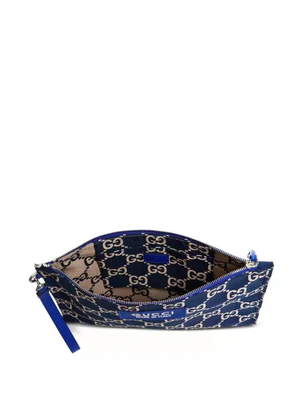 Gucci Gg-pattern Clutch Bag